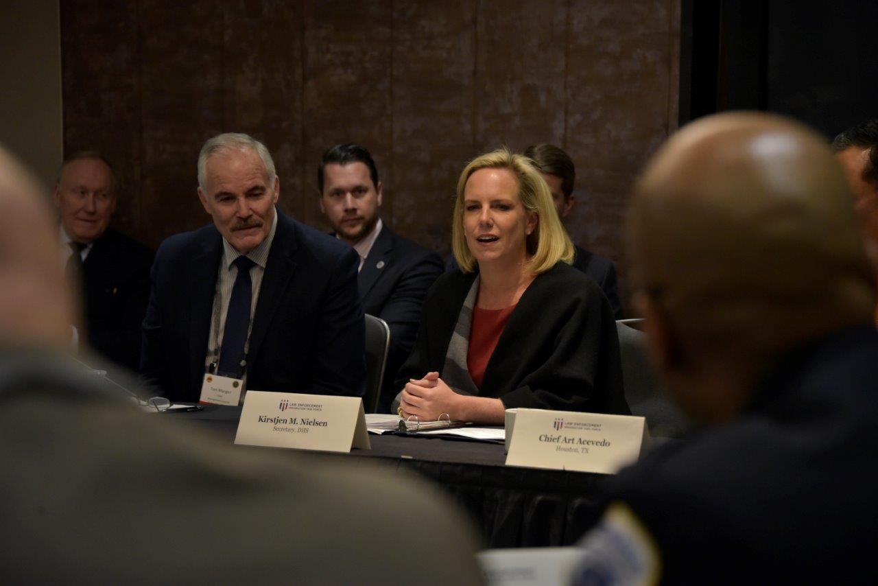 15 Task Force Members Meet with DHS Secretary Kirstjen Nielsen - Law ...